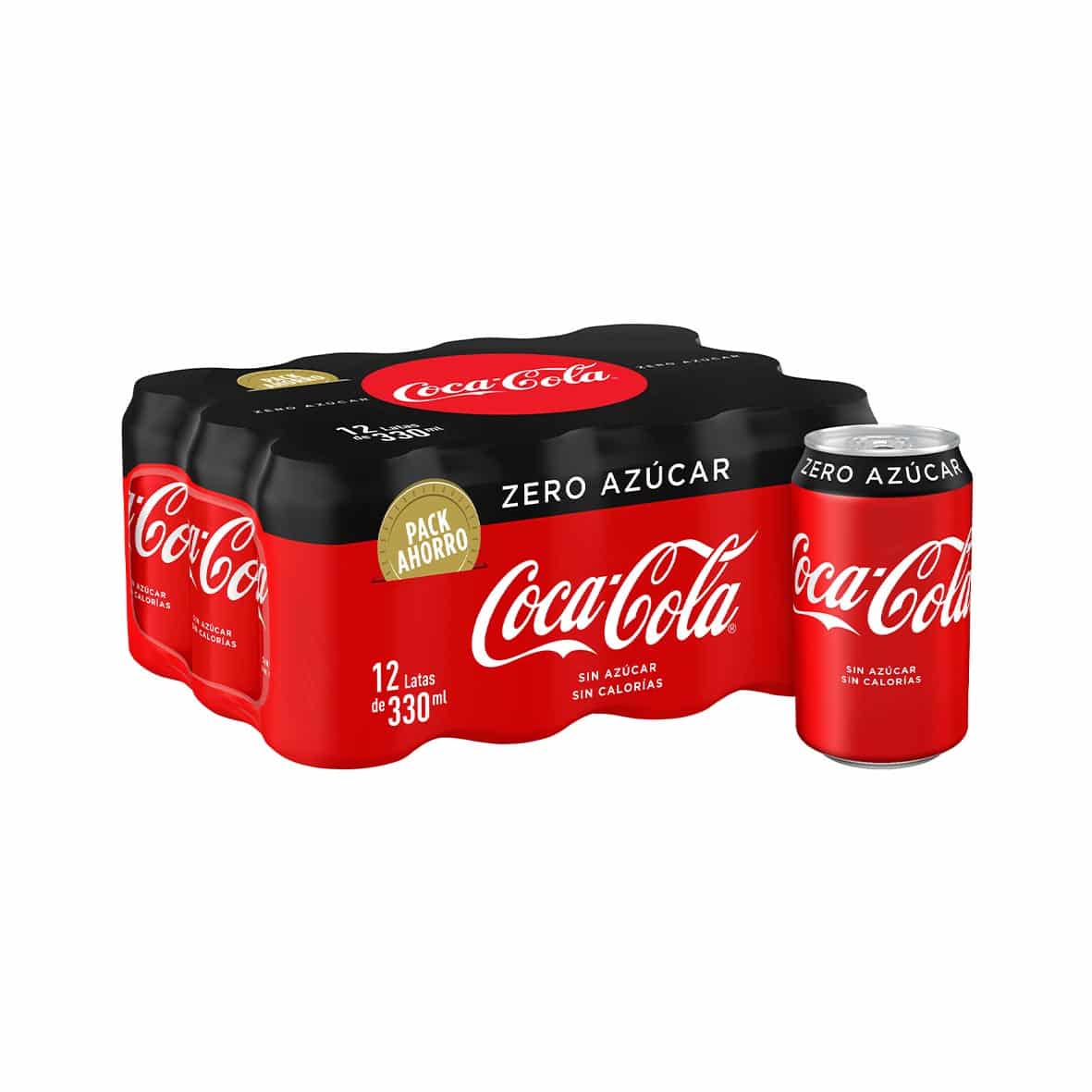 Coca-Cola Zero Azúcar Pack 12 Latas de 330ml | MIQUEL SUPERMERCAT